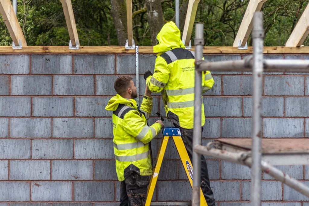 New Build Double Garage & Office - Cedar House, Newhey, Rochdale - May ...